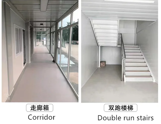 20 Ft Shipping Container House Steel Structure Galvanized Prefab Frame ...