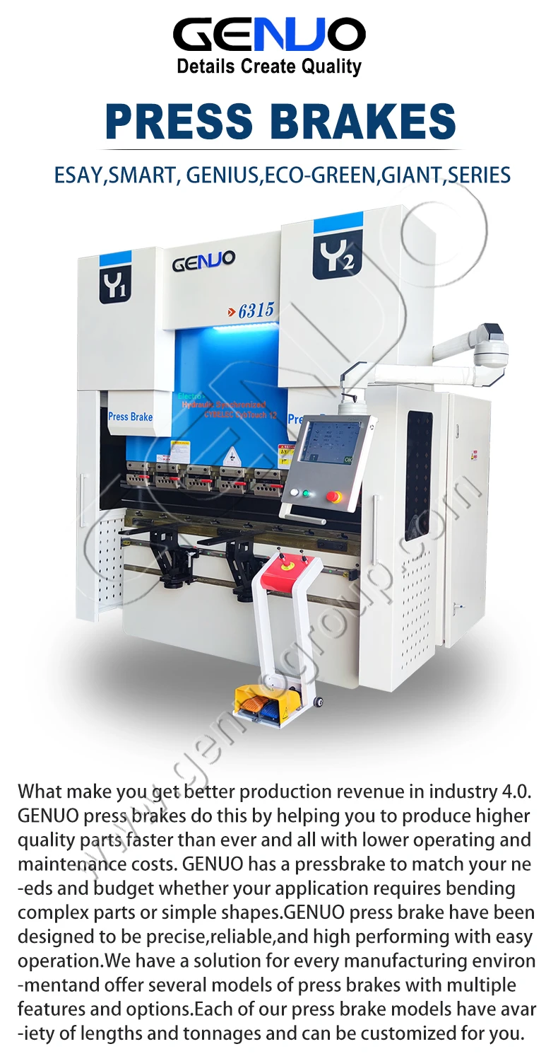 GENUO Hydraulic Bending Machine - Advanced CNC Press Brake