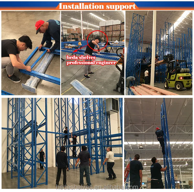 Structural Steel Pallet Rack Shelving Unit Pallet Storage Systems ...