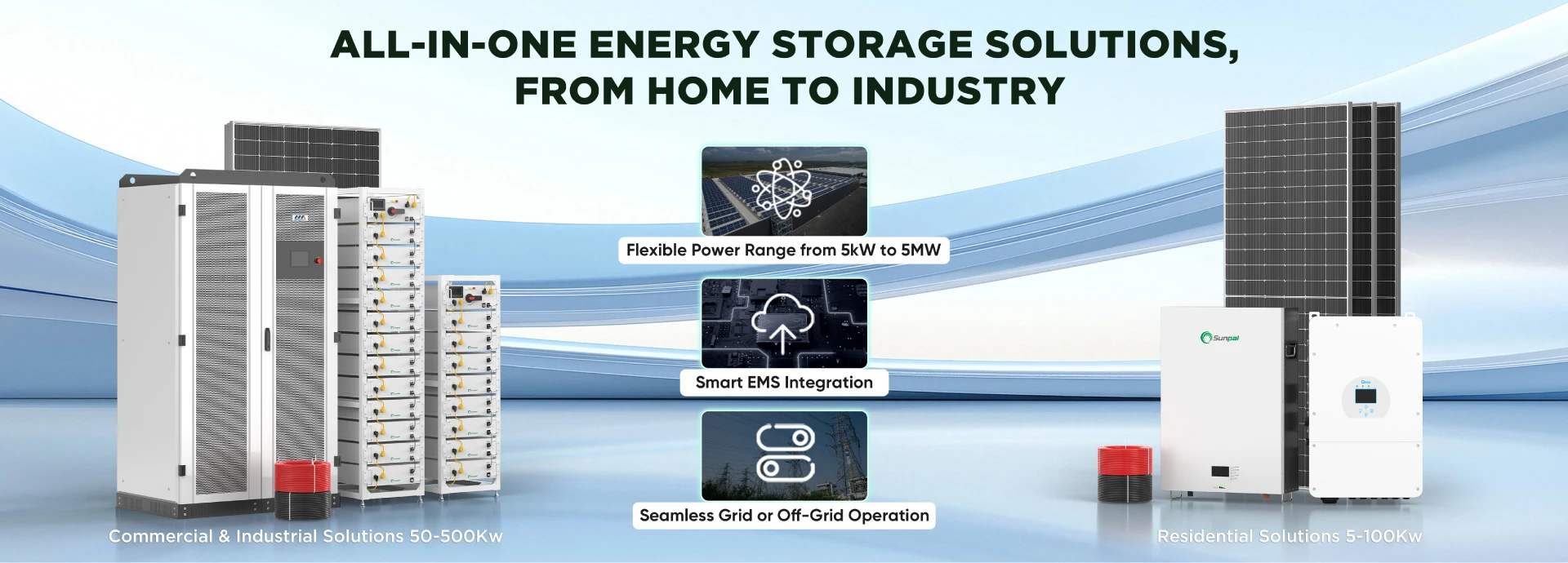 Sunpal Hybrid Solar Energy Storage Systems - Efficient Power
