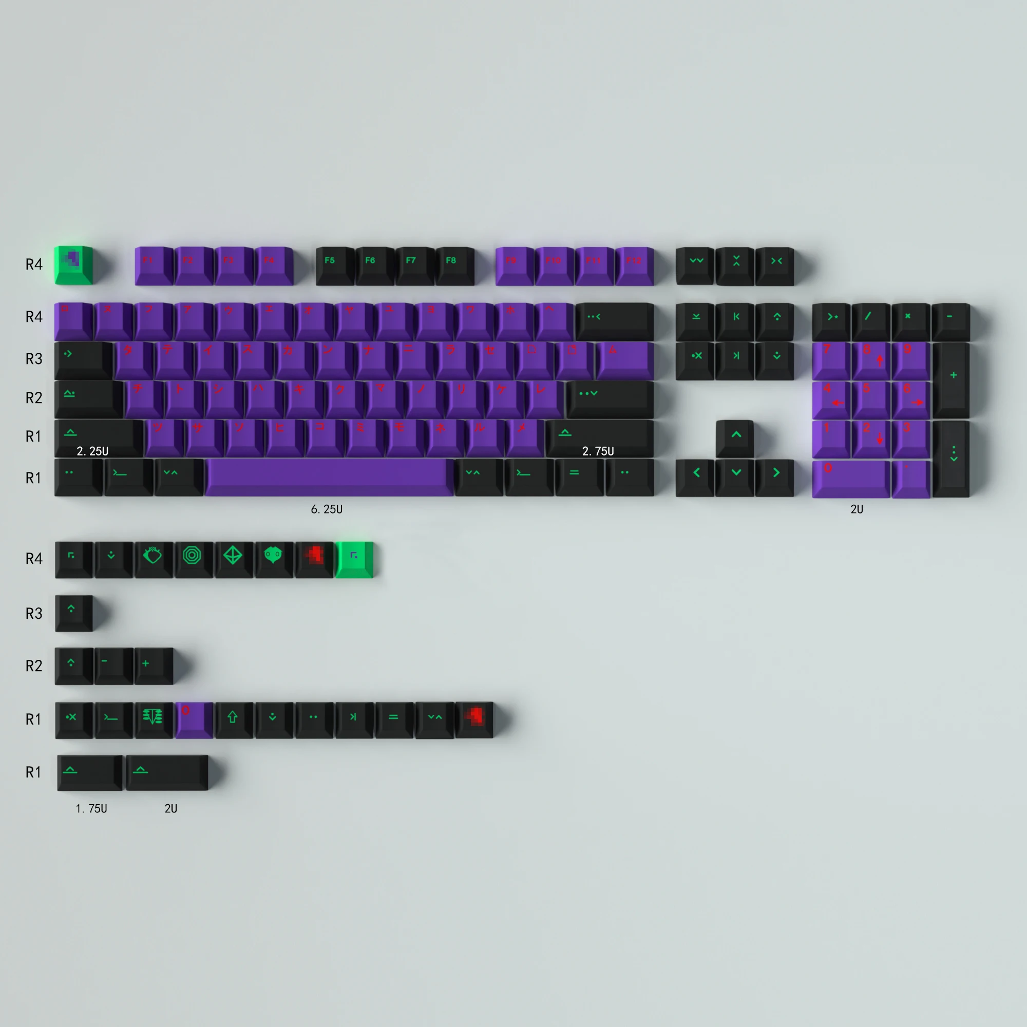 129 Keys DIY PBT Dye Sublimation Mechanical Keyboard Cherry Profile Keycaps
