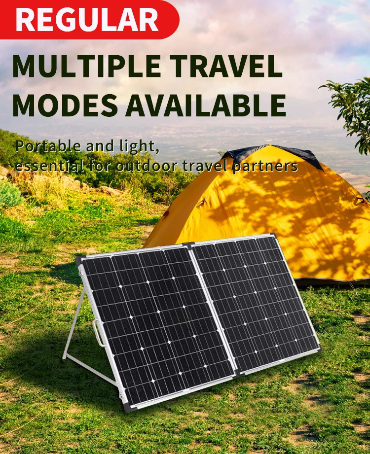 New Design Etfe Mono Black Portable Solar Panel 100w Foldable Solar ...