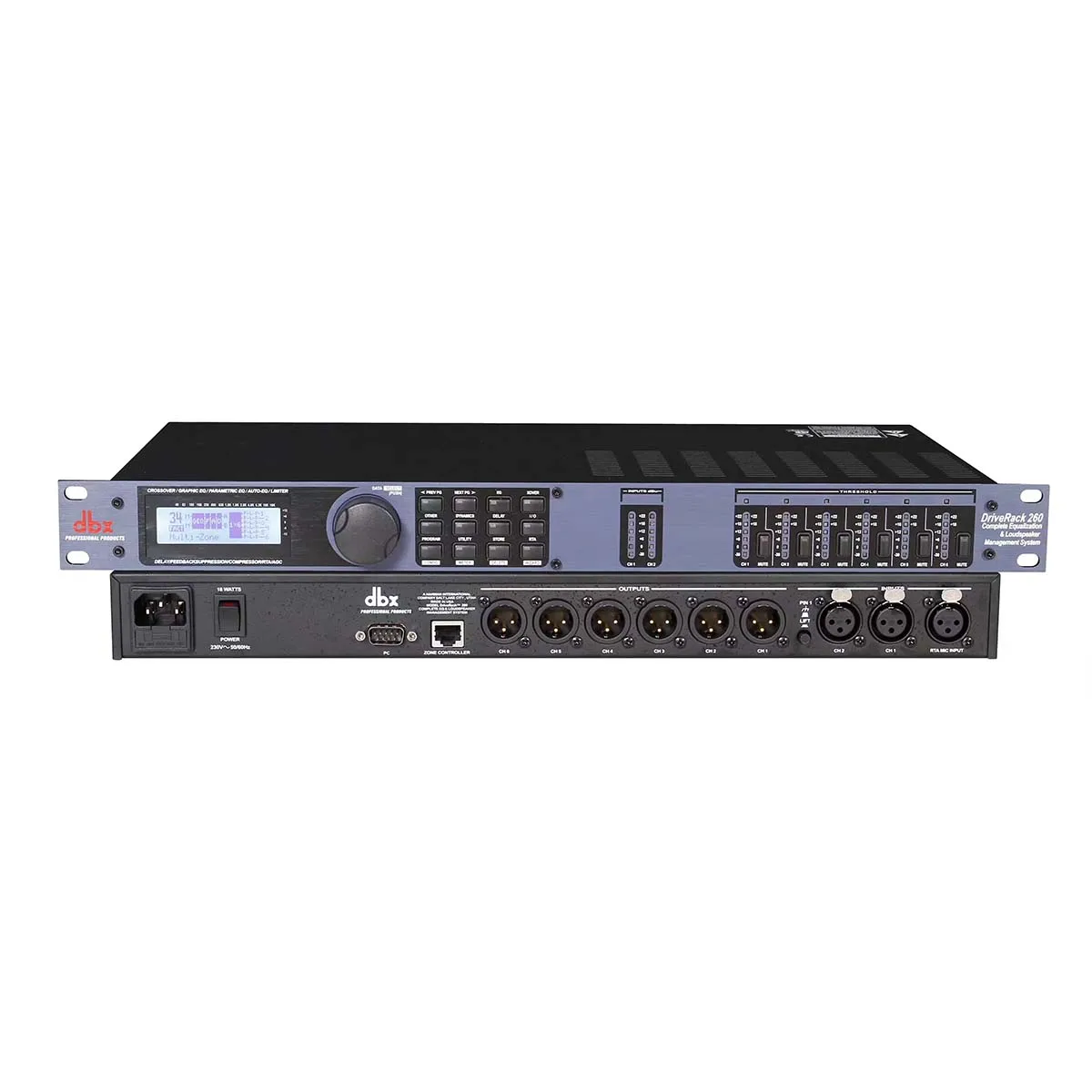 Wholesale Good Quality Dbx Driverack 260 2 X 6 Signal Processor For 2 X 6 Loudspeaker Management ...