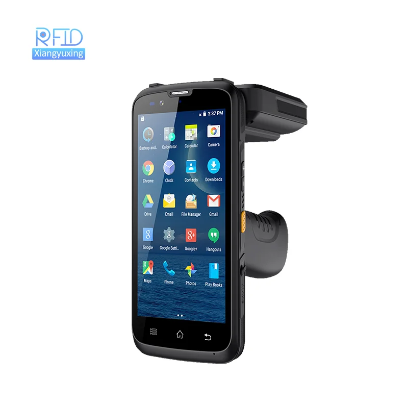 1D 2D barcode scanner Android handheld PDA Long range uhf rfid reader ...
