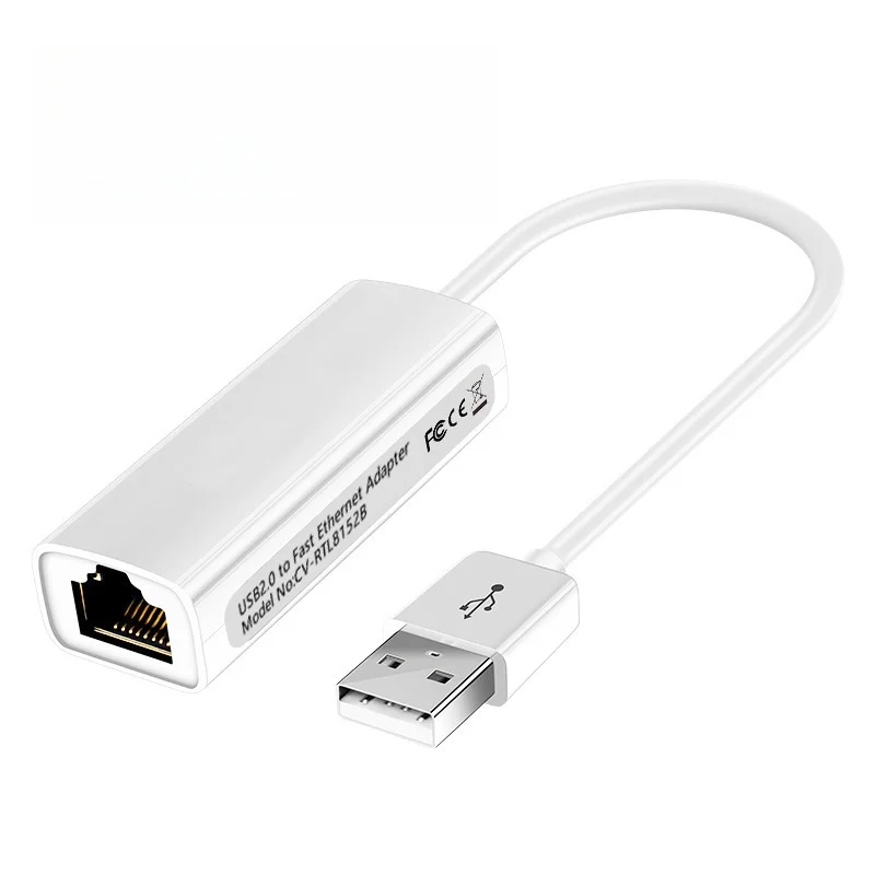 Rj45 Female Connector Usb 2.0 to Rj45 Wired Network Card Usb to Rj45 ...