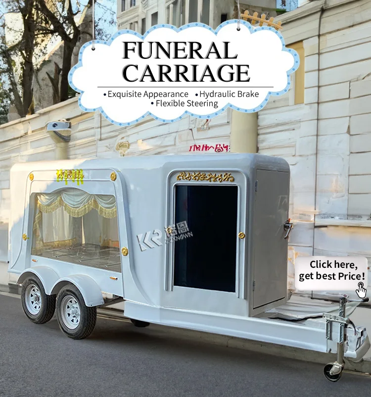 Luxury Horse Drawn Funeral Hearse - Victorian Style