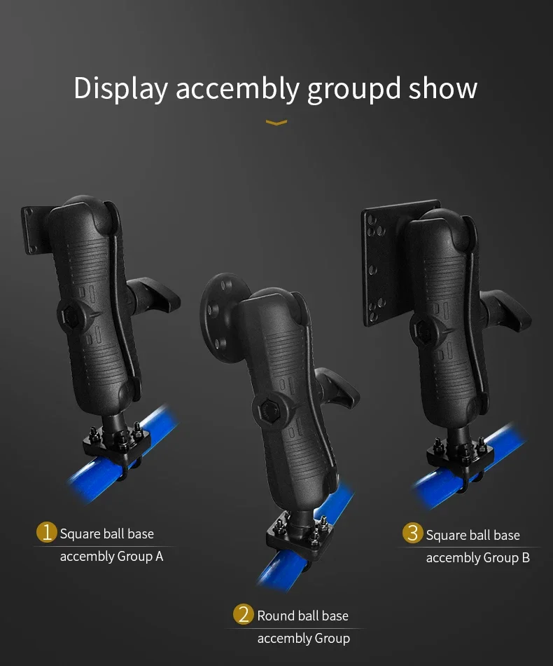 Stainless Steel Double U-Bolt Base for Industrial Brackets