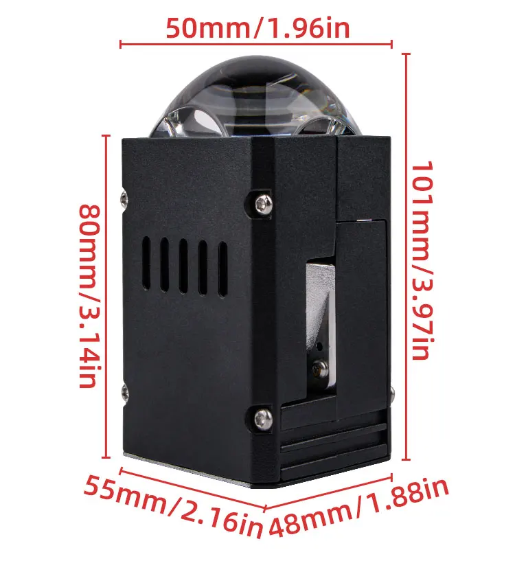 High Power 210W Mini Projector Lens Bi LED Matrix Lens Module