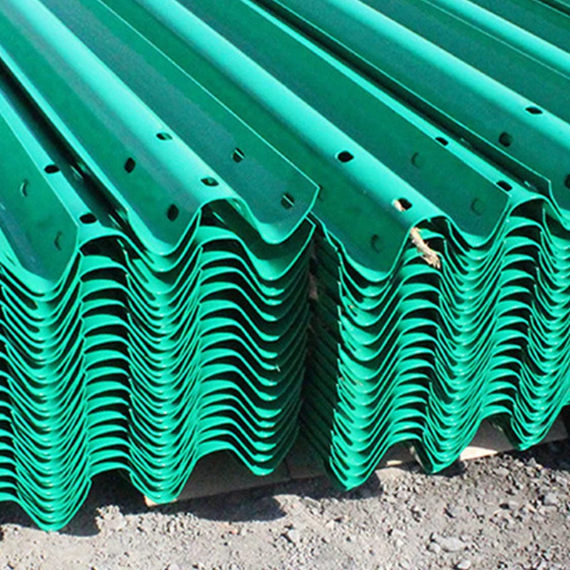 Used Corrugated Steel Beam Guardrail Galvanized Steel Metal Barriers ...