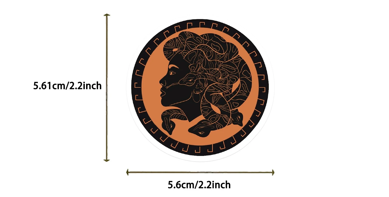 50pcs Retro Greek Mythology Sticker Pack For Europe And America Girl ...