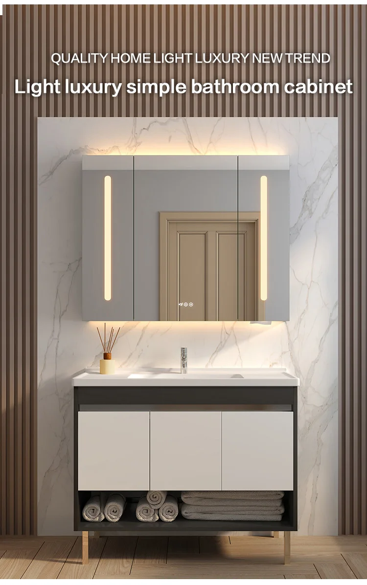 Bathroom Vanity Mirror Cabinet Floor Standing Bathroom Vanities ...