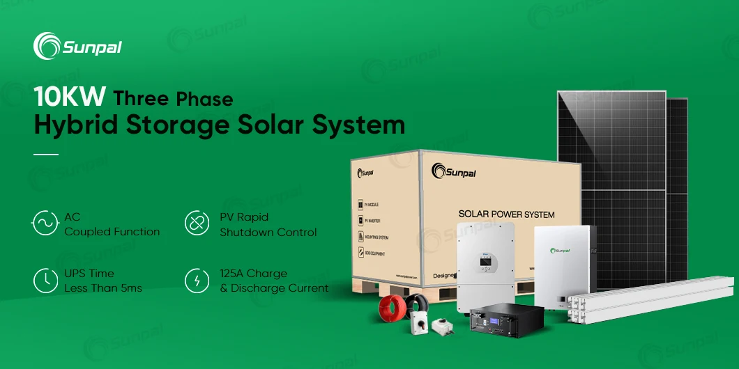 Sunpal Hybrid Solar Energy Storage System Photovoltaic 10kW 12kW 30kW ...