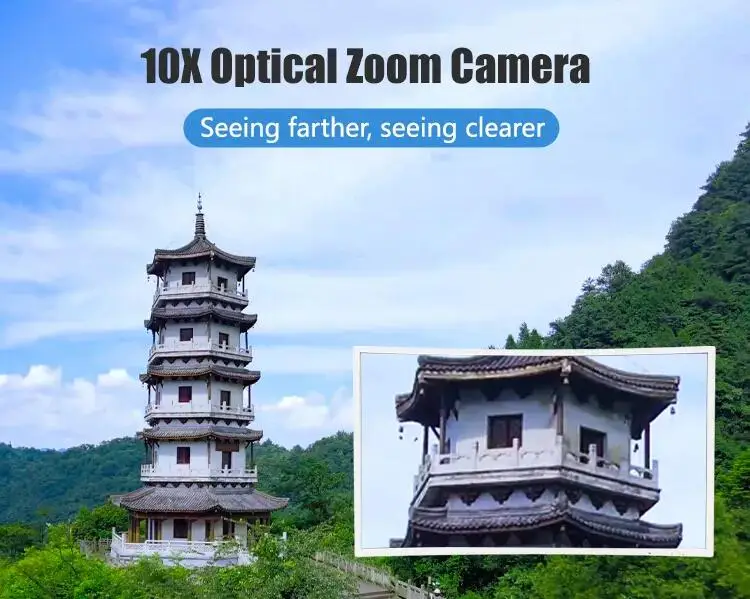 News Foxtech Eh10 10x Optical Zoom 2mp 360 Degrees Rotation Uav Drone ...