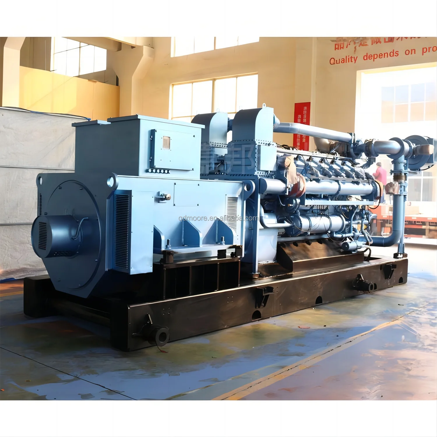 1000kw Natural Biogas Lpg Gas Electric Generator 1mw 2mw 3mw 5mw - Buy ...