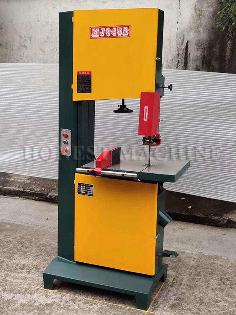 Time Saving Vertical Band Saw Machine Wood Cutting / Band Saw Machine ...