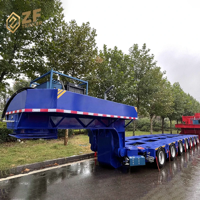 150 Tons Modular Flatbed Low Bed Trailer - ZW Quality