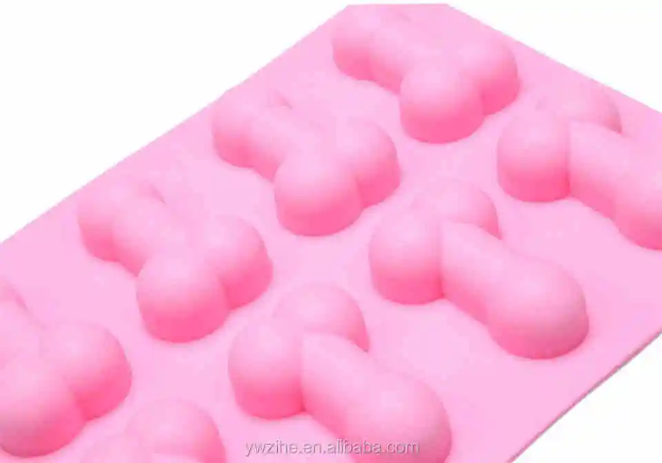 1pcs Sexy Penis Silicone Cake Mold Fondant Chocolate Molds For Ice Cube ...