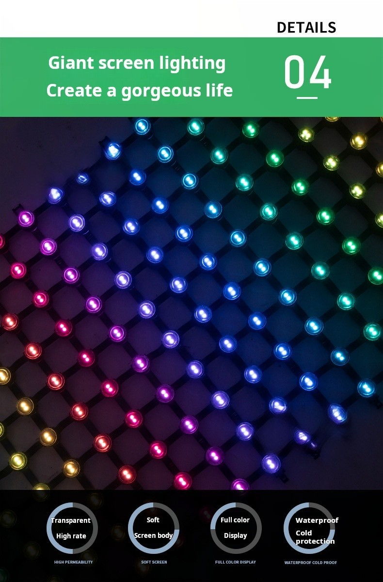 P60 Point Light Source Grid Screen Breakpoint Transmission Grid Screen Square Street Ceiling ...