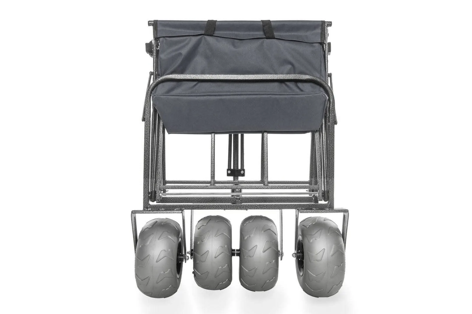 Outdoor Heavy Duty Collapsible Beach Cart with Balloon Wheels