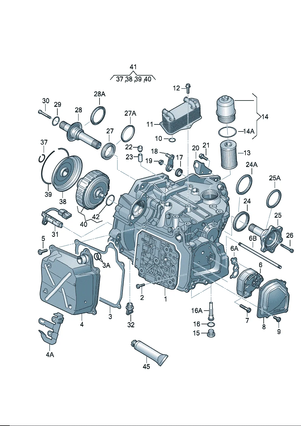 Remanufactured VW DSG7 DQ250 7 Speed Transmission Mechatronics Control ...