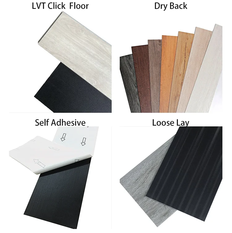 Vinyl Dry Back Pvc Plank Pisos De Madera Para Interior Lvt Flooring ...