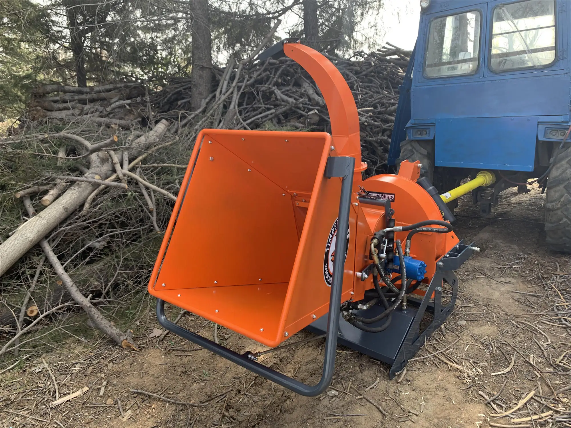 Wc68 Tractor Powered Wood Chipper Shredder With Pto Shaft - Buy Wood ...