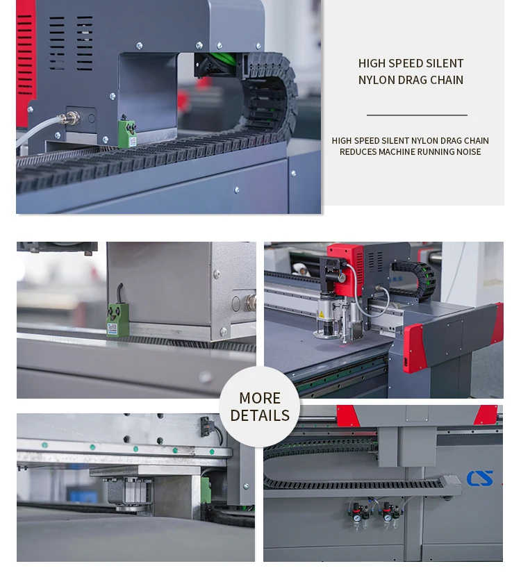 Cnc Garment Industrial Cutter Machine Flatbed Automatic Digital Round ...