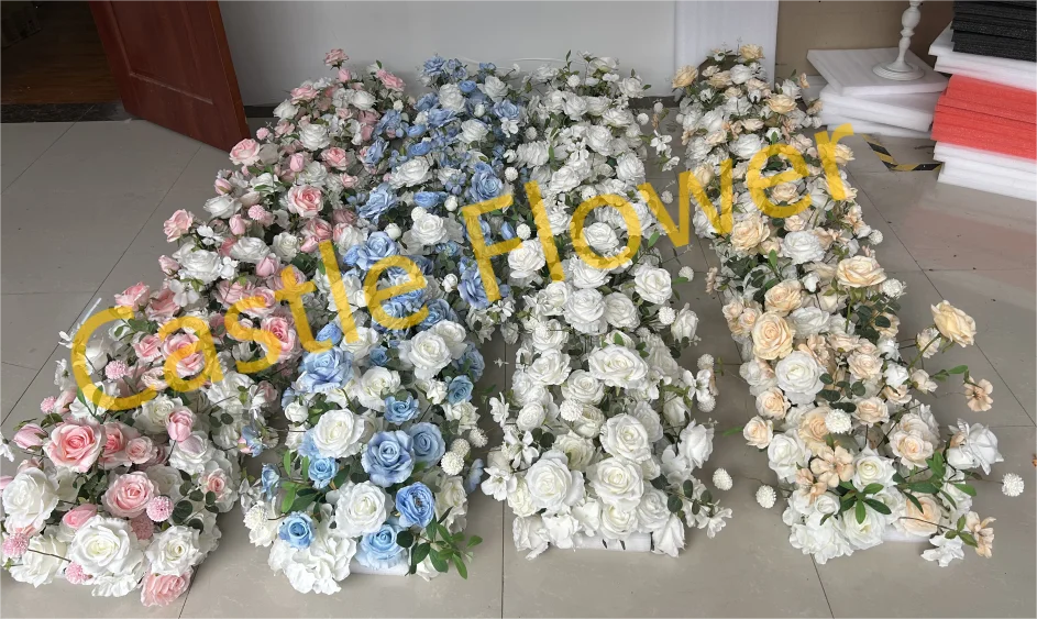 Y-I022 Wedding Props - Elegant Artificial Flower Runners