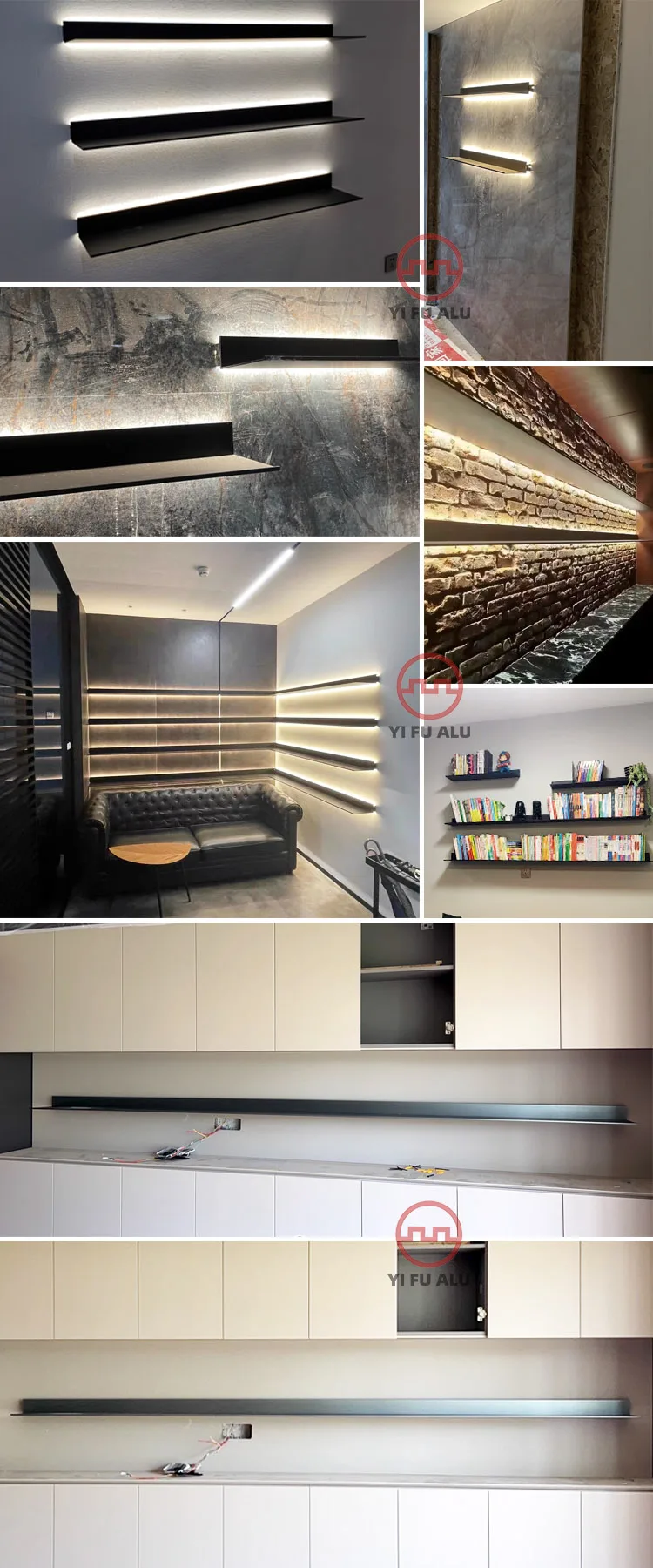 Modern L Shaped Book Shelf Living Room Cabinets Book Cabinet Wall ...