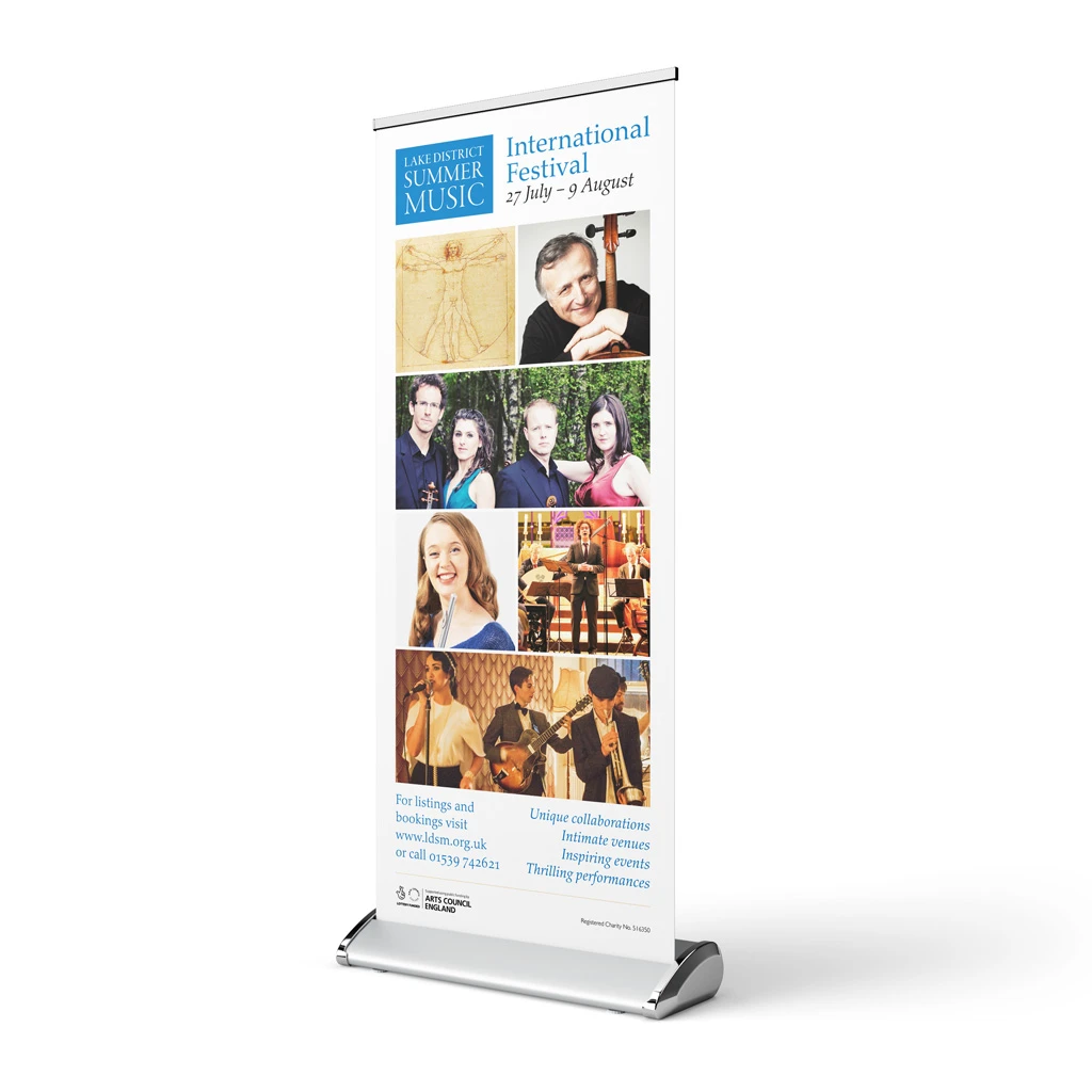 Advertising Use Tabletop Mini Roll up Banner, Digital Printing Display ...