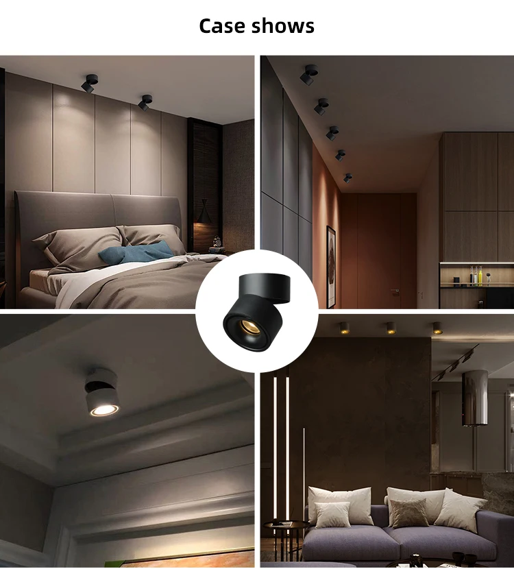 Modern Recessed Indoor Ceiling Recessed 5W 7W 12W 15W Surface Mounted ...