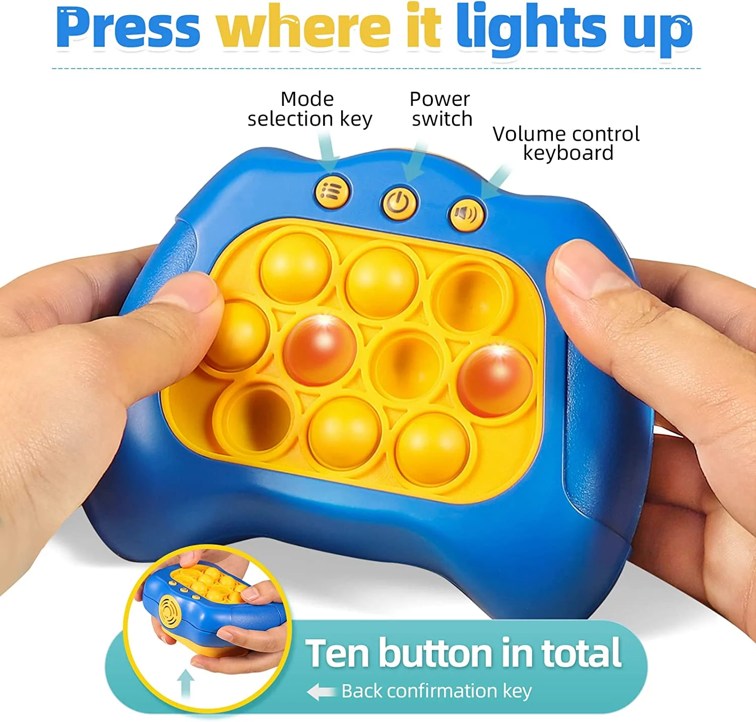 Popper Game Machine - Fun Quick Push Decompress Toy