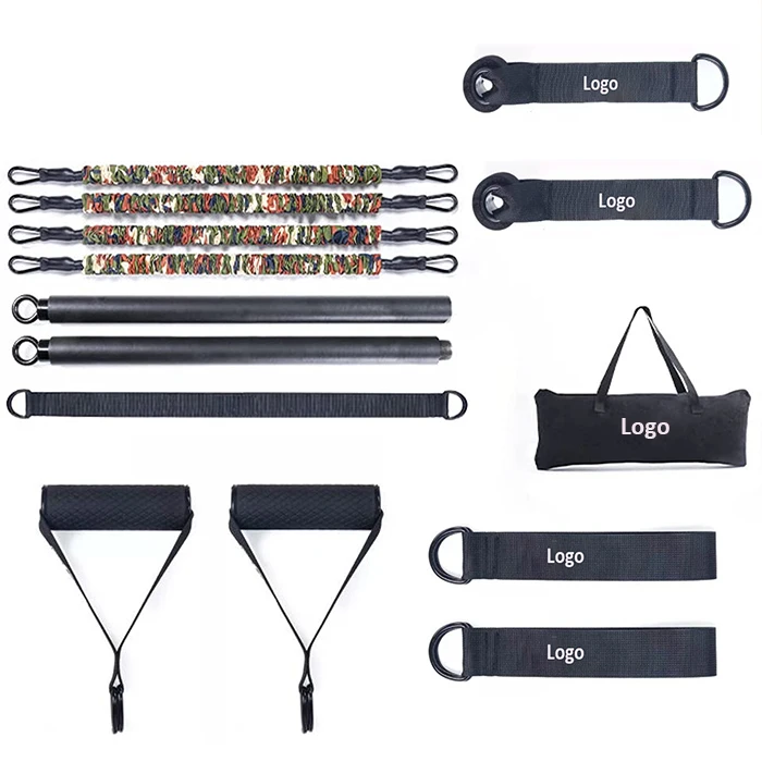 Multifunctional Training Bench Press Resistance Band Set Home Workout ...