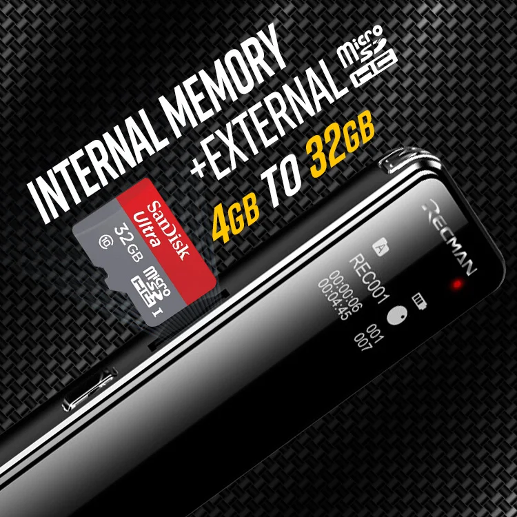 200H Long Distance Voice Recorder Pen - 8GB Professional HD