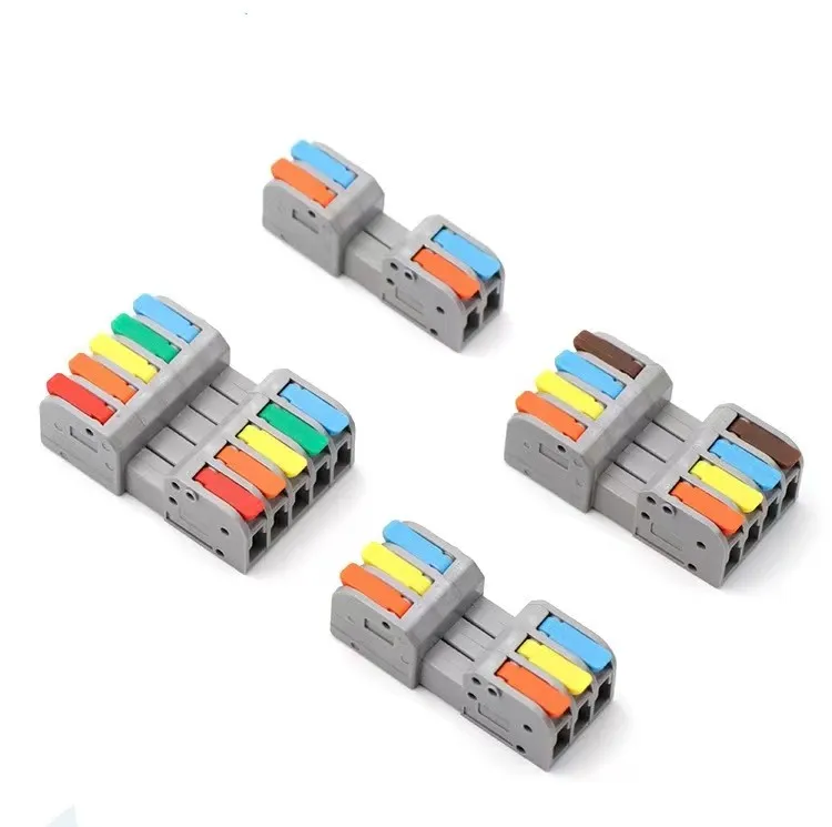 Quick Multi Circuit Splicing Butt Wire Connector 2~5p Push In Wire Connectors 2604d Male Female