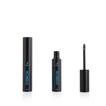Custom Wholesale Dye Eyebrow Container Matte Black 5ml Empty Eyebrow ...