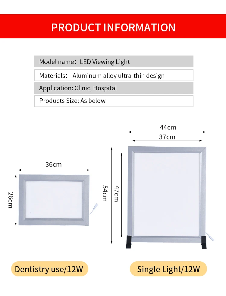 Single/double/triple Panel Medical X-ray Film View Box Ultrathin Led ...