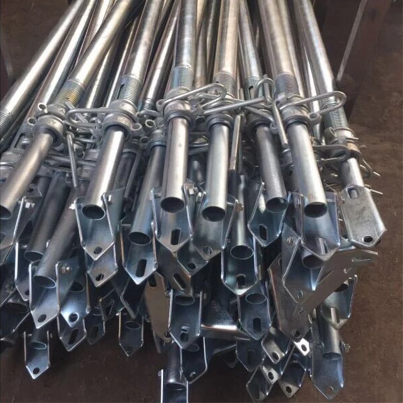 Construction Scaffolding Acro Diagonal Steel Prop Formowork Push Pull ...