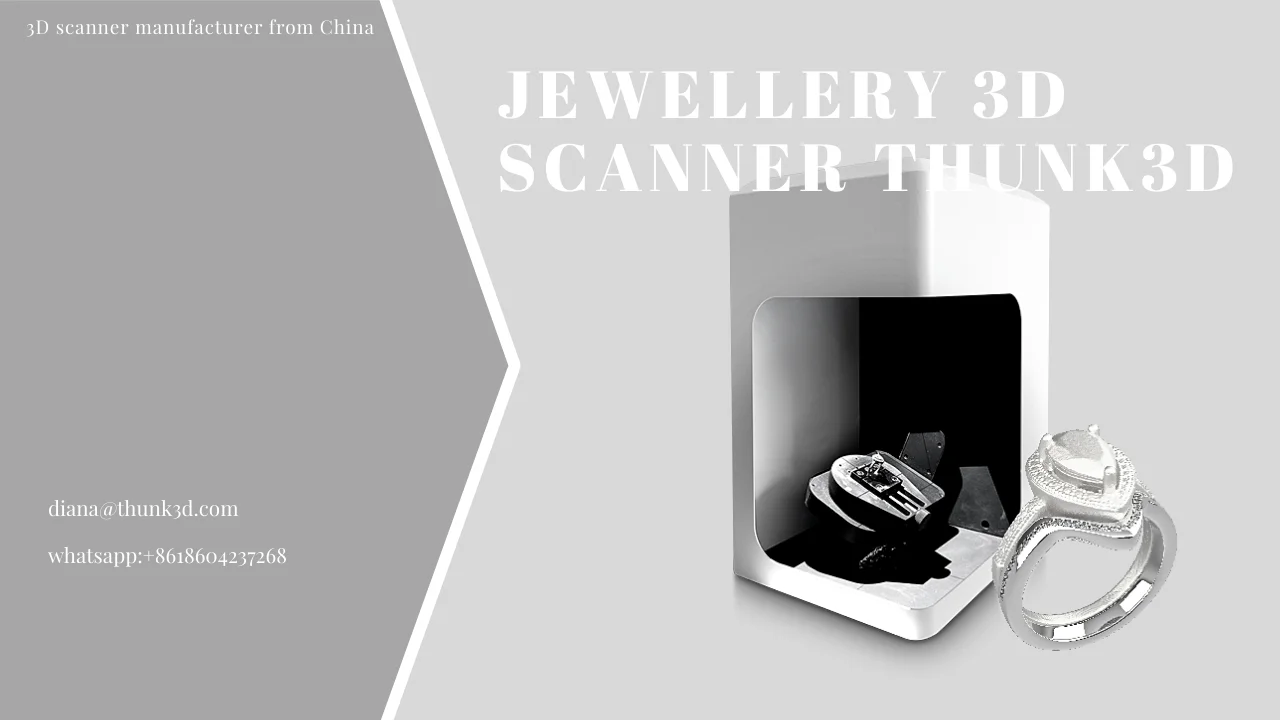 High Precision 3D Scanner for Jewelry and Small Objects