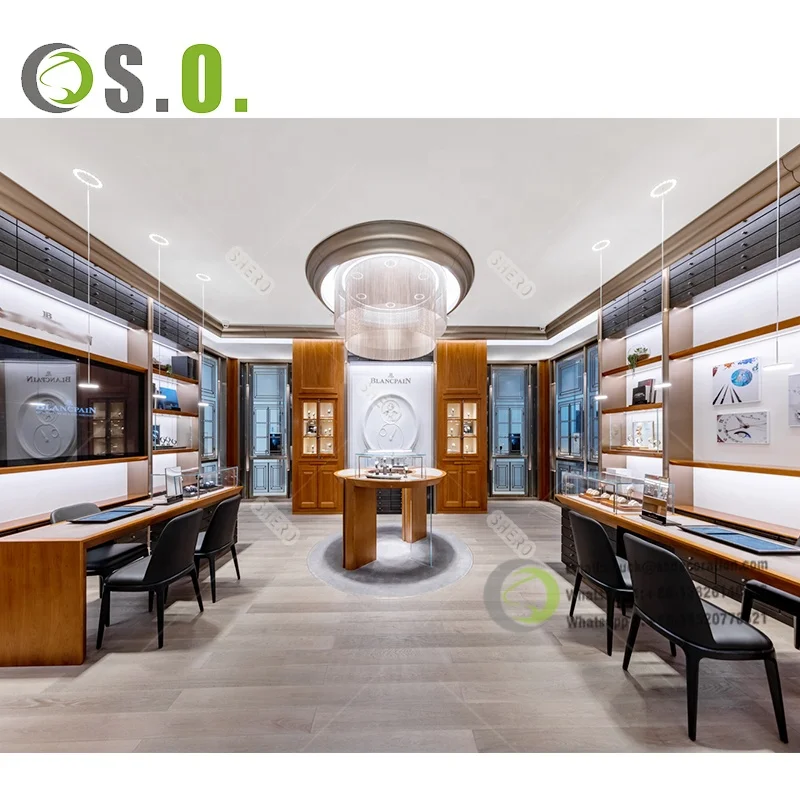 Fashion Luxury Watch Shop Counter Design Modern Design Watch Display ...