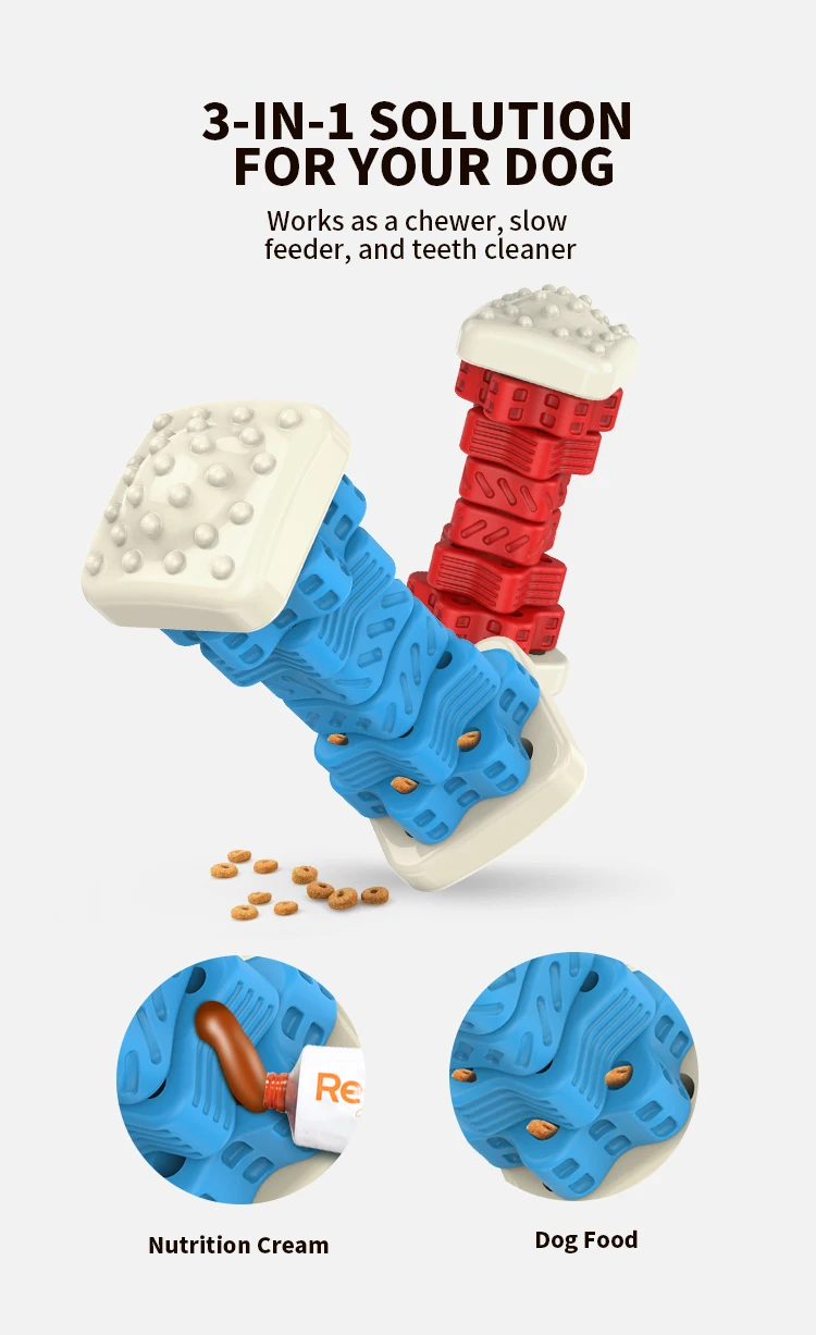 Ultra Durable Dog Chew Toy - Safe and Fun for Medium & Large Dogs