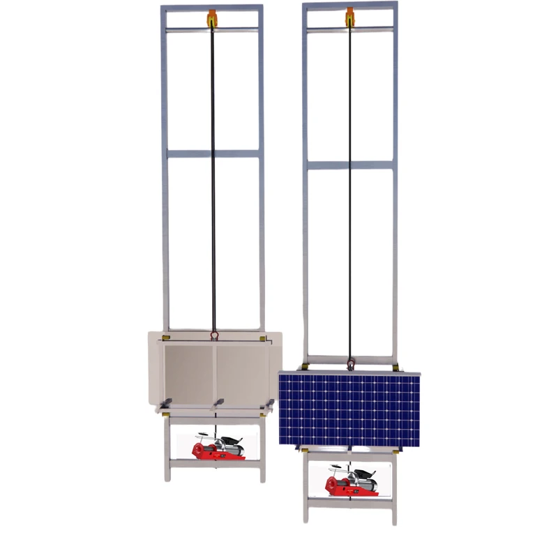 Electric Cargo Lift Machine Photovoltaic Panel Doors and Windows ...