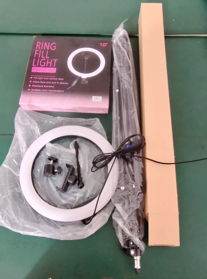 10 Inch Ring Light with Tripod Stand - High Quality LED