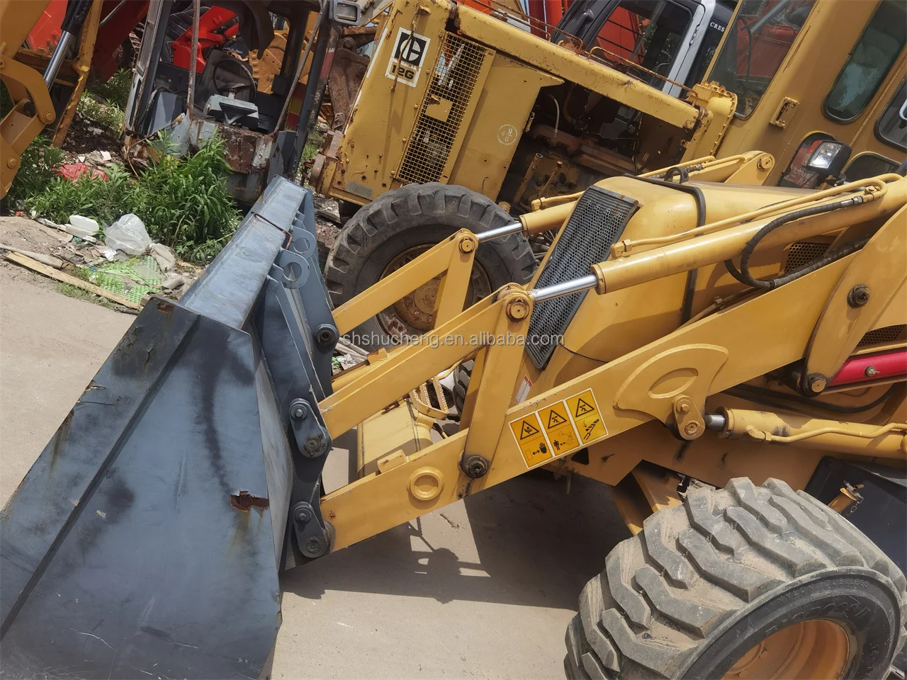 Original Paint Japan Caterpillar Backhoe Loader Second Hand CAT420F ...