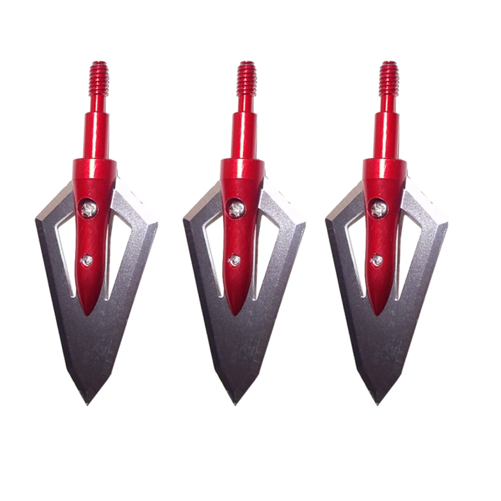 Practice Arrow Tips For Recurve Bow UUPA 100 Grain Screw-In Broadhead ...