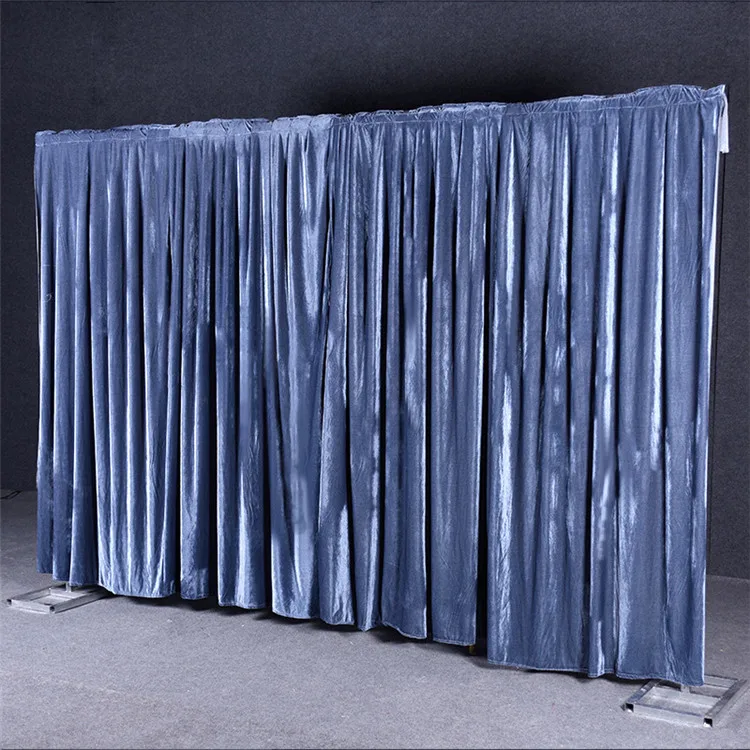 Luxury Stage Backdrop Red Velvet Curtain Backdrop Fabric Drapery ...