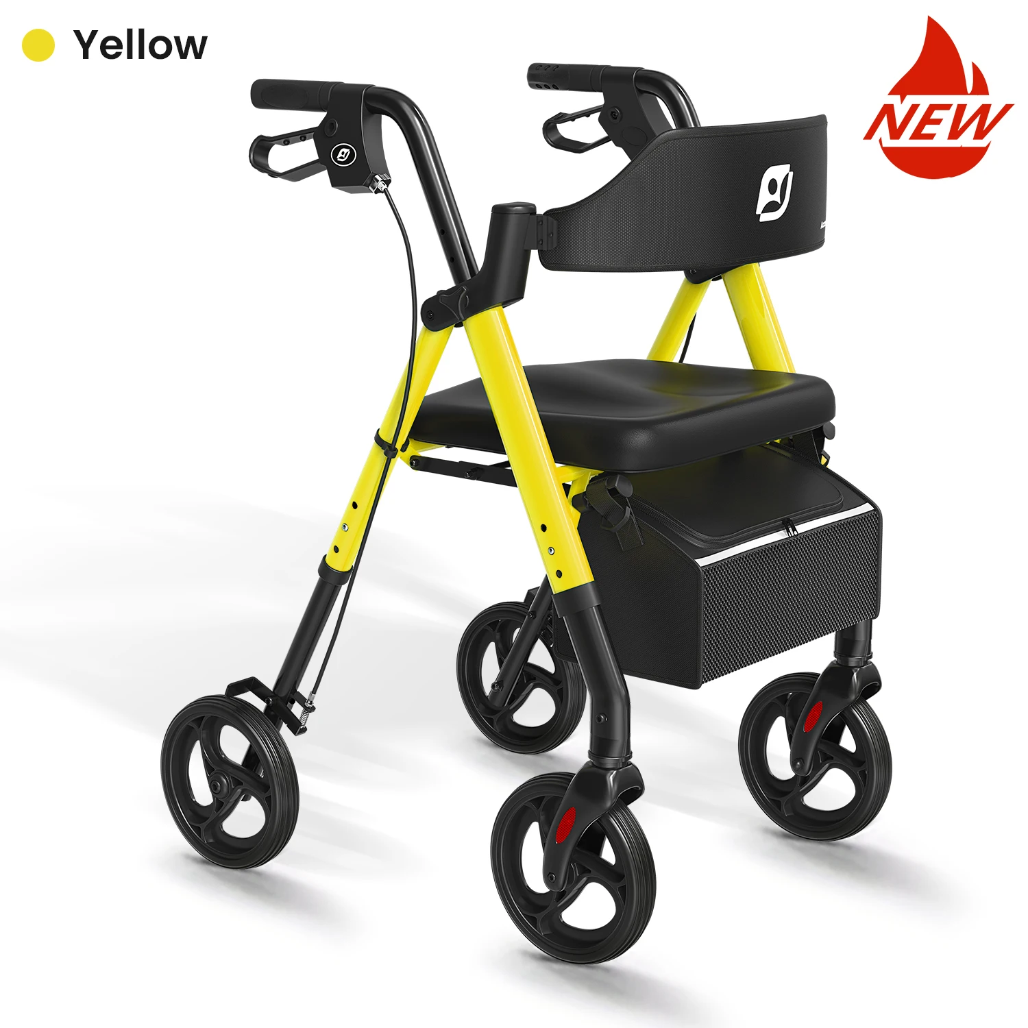 Mateside Foldable Walker - Durable & Adjustable Mobility Aid