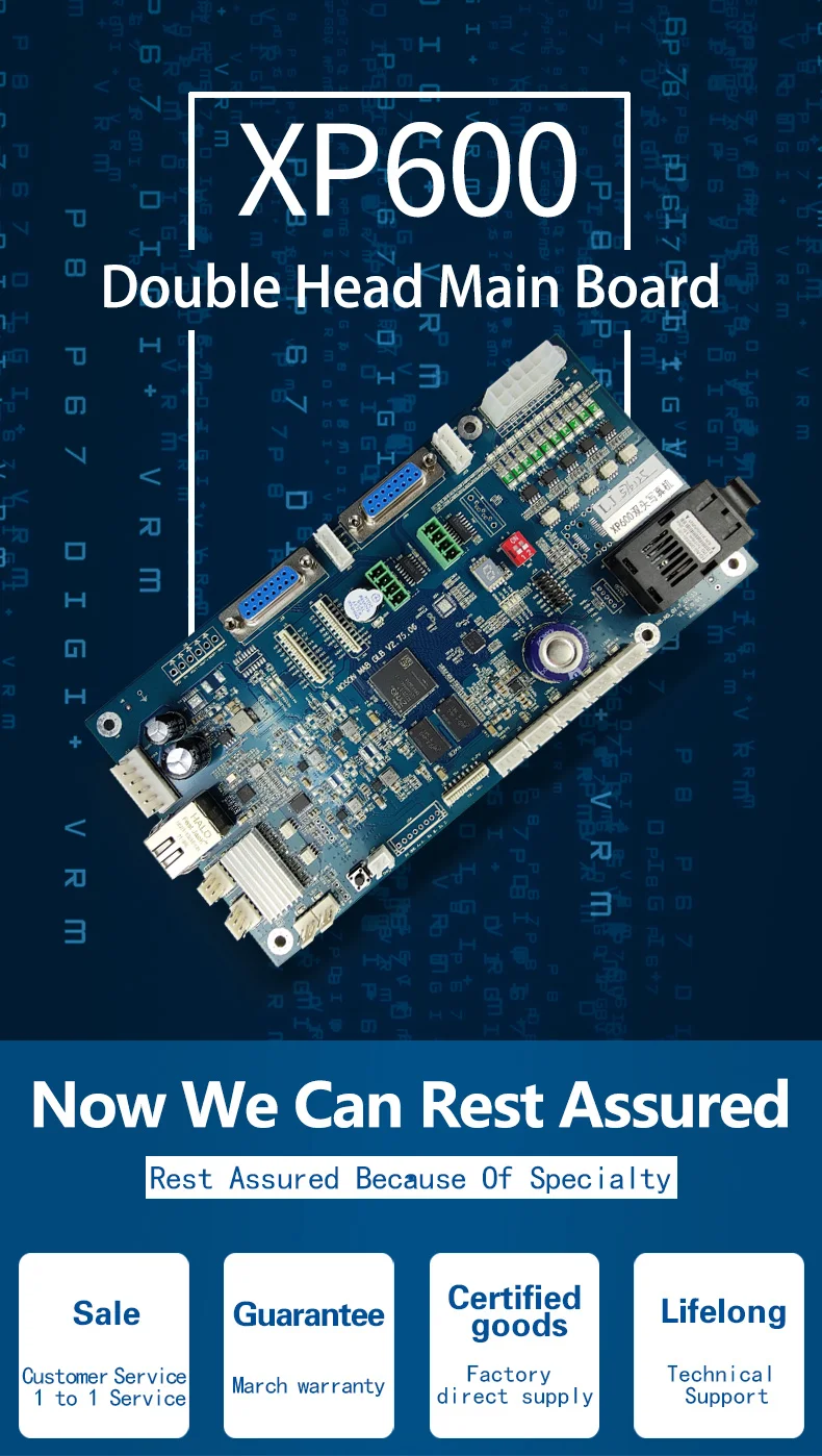 Hot Sales Eco Solvent Printer Xp600 Printhead Board Double Head Print ...