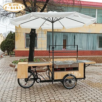 Electric Pedal Food Bike Tricycle Street Food Bike Three Wheel Vending ...