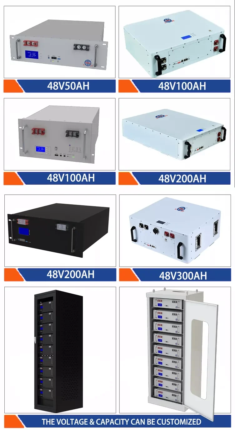Ess Ups Inverter Rack Cabinet 48v 100ah Lifepo4 Battery 5kwh Lithium Li ...